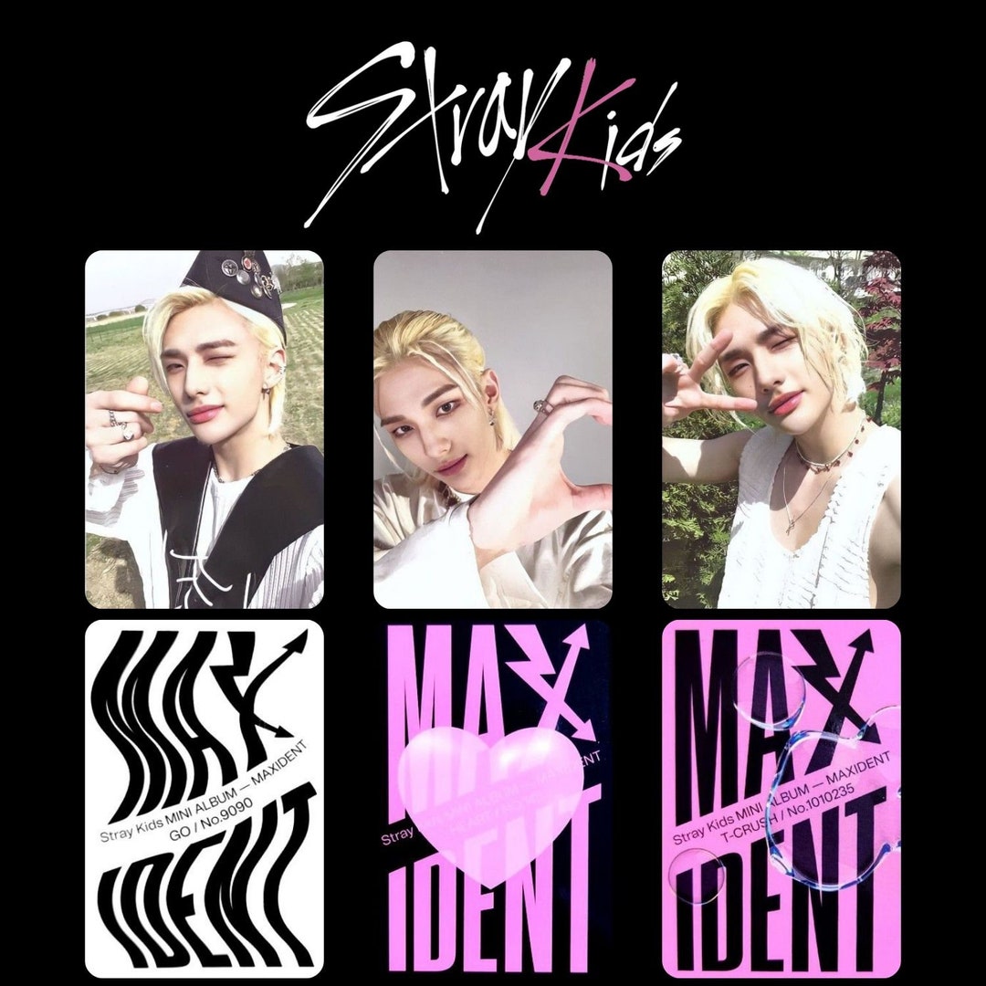 Stay Kids " Maxident " All Member Photocard PC Template - Digital ...