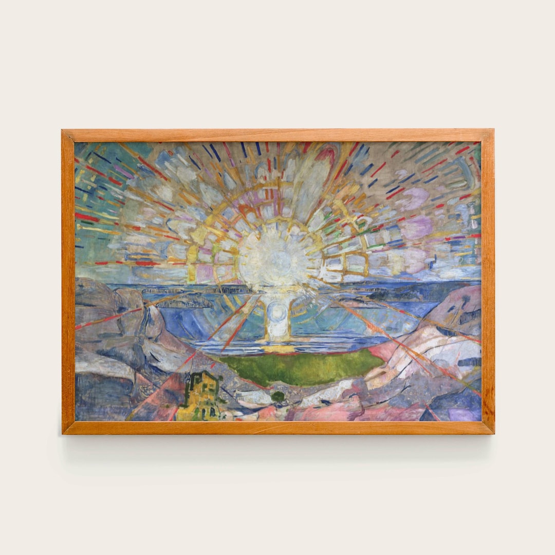 Edvard Munch, the Sun, Undated | Museum Poster Wall Art Print Abstract ...