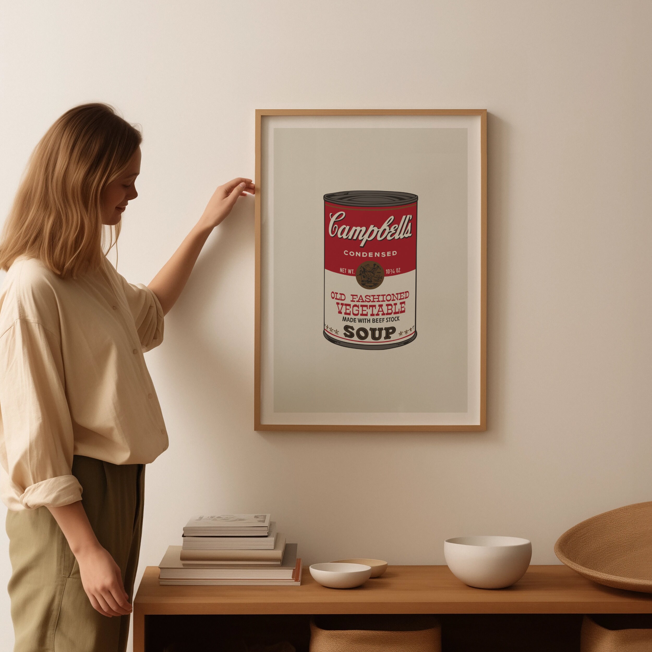 Andy Warhol, Campbell's Soup Cans Vegetable, 1968 Warhol Exhibition ...