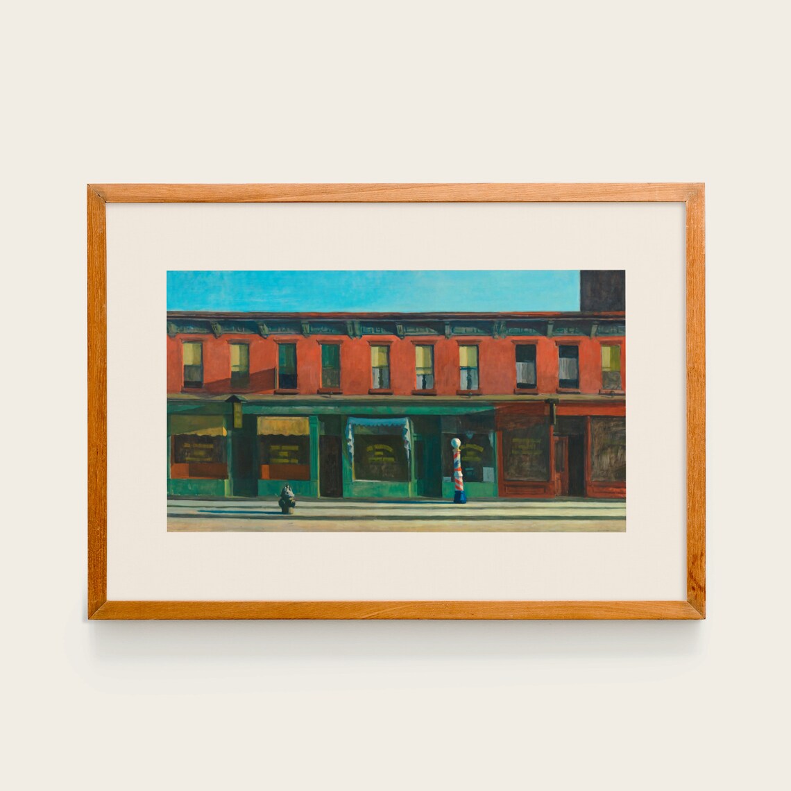 Edward Hopper, Early Sunday Morning, 1930 | Edward Hopper Print ...