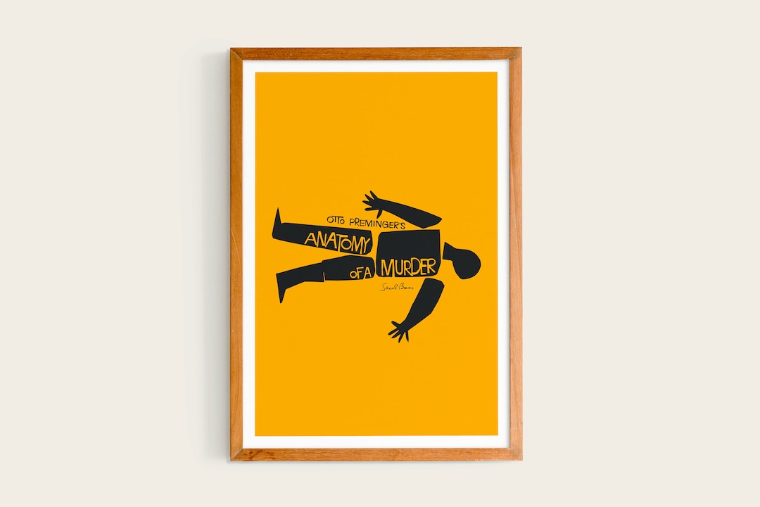 Saul Bass, Anatomy of a Murder, 1958 (restyling) | Saul Bass Movie ...