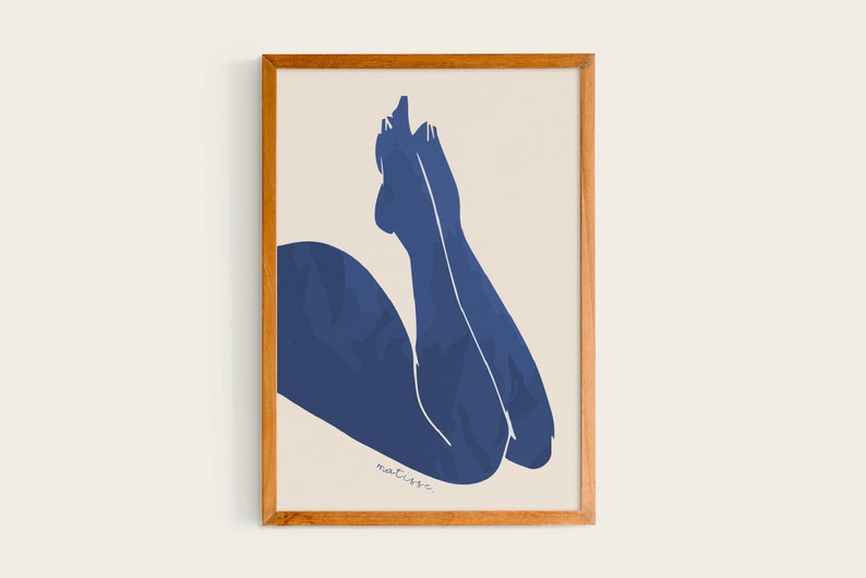 Henri Matisse A Blue Legs | Matisse Exhibition Poster, Nude Woman ...