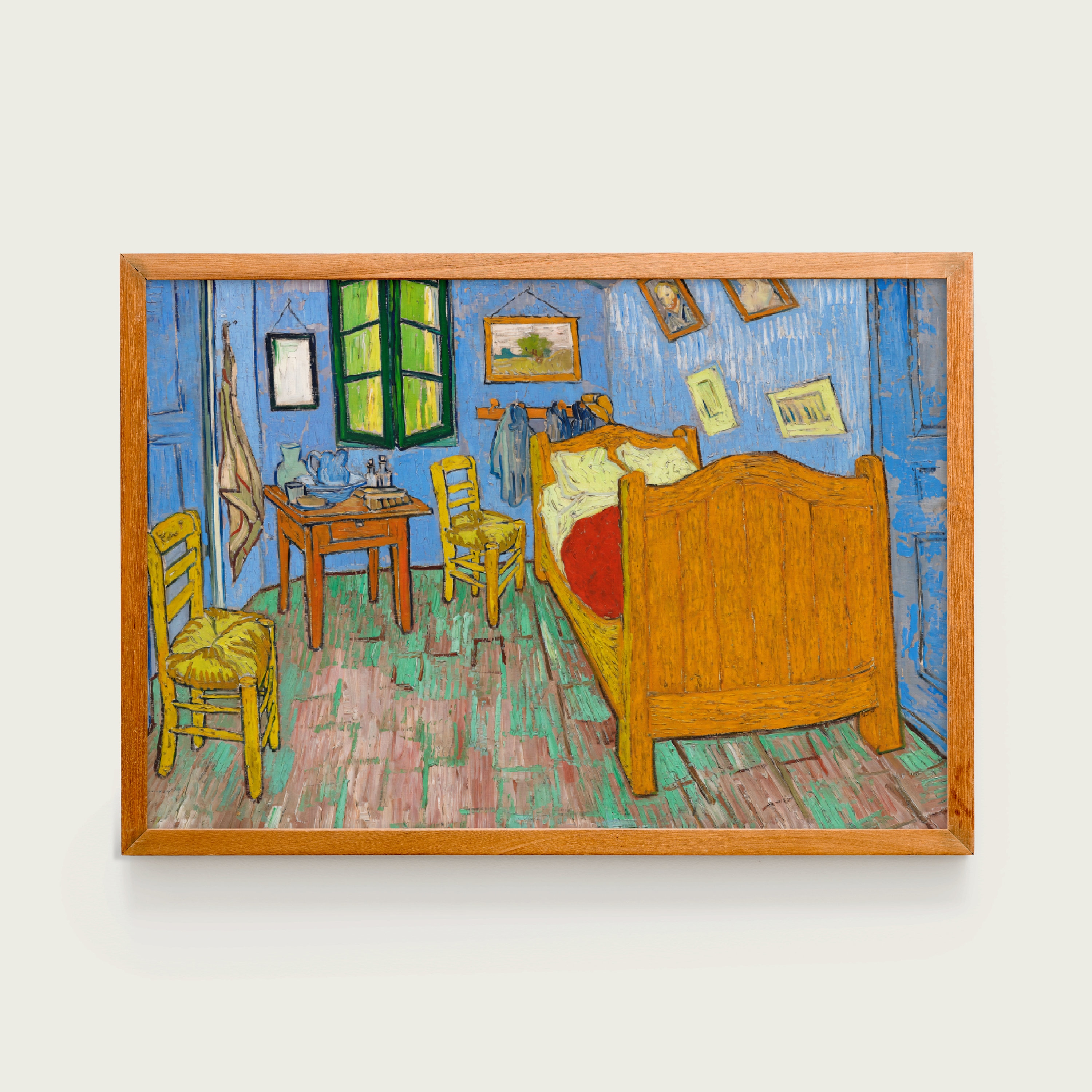 Vincent Van Gogh, the Bedroom, 1889 Exhibition Poster, Van Gogh Poster ...