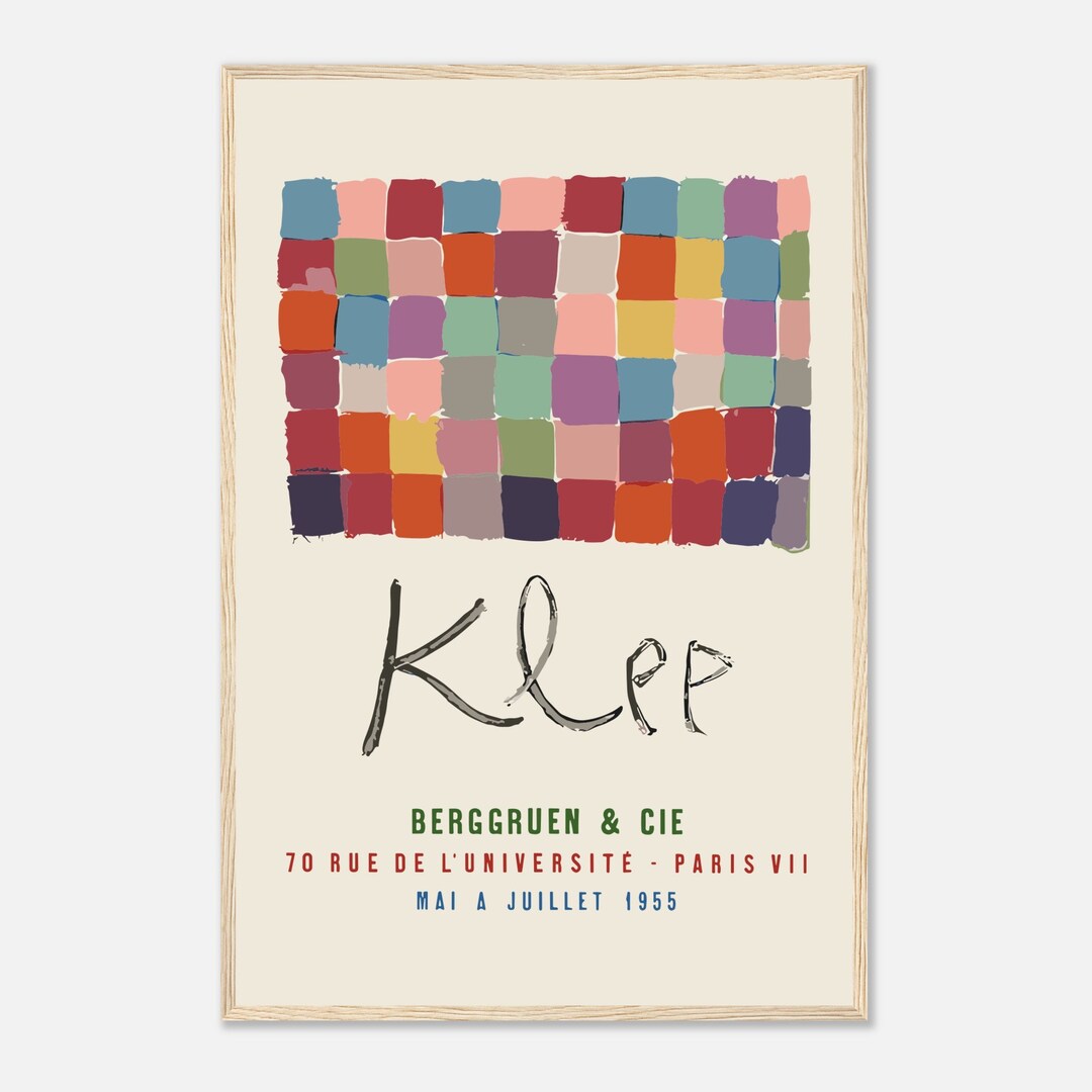 Paul Klee Art Study With Kids | Paul Klee Poster, Klee Exhibition Print ...