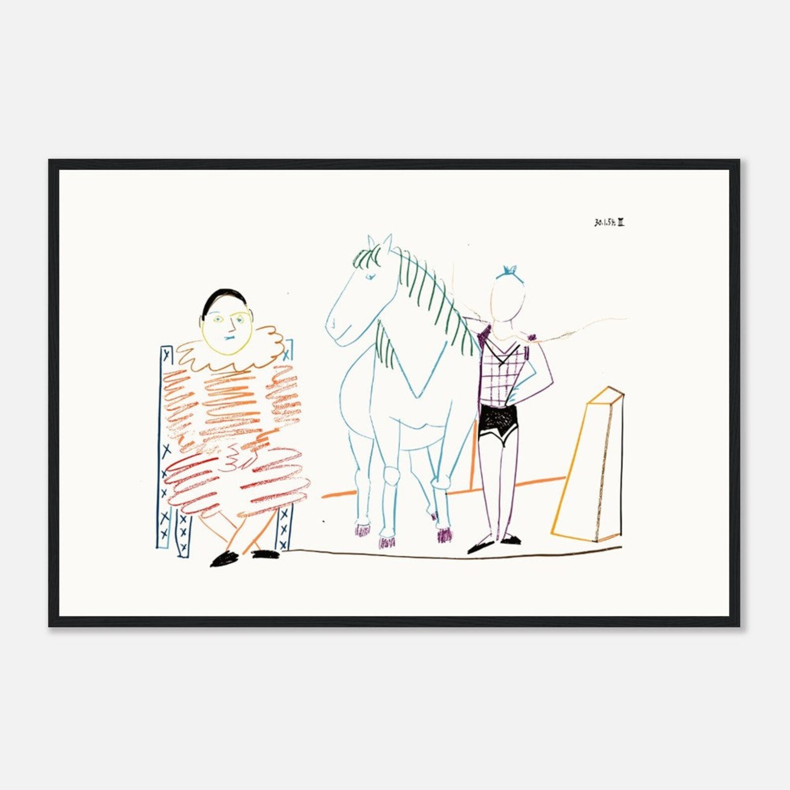 Pablo Picasso, the Human Comedy, Verve, Vol. VIII, No 29/30, 1954 ...
