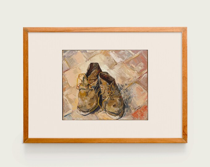 Vincent Van Gogh, Shoes, 1888 | Exhibition Poster, Van Gogh Poster ...