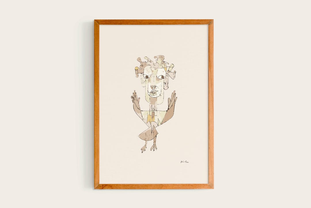 Paul Klee, Angelus Novus, 1920 | Museum Poster Wall Art Print Abstract ...