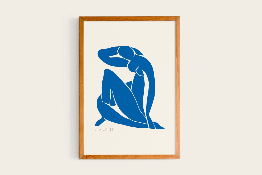 Henri Matisse Nu Bleu II, 1952 | Matisse Exhibition Poster, Woman Body ...