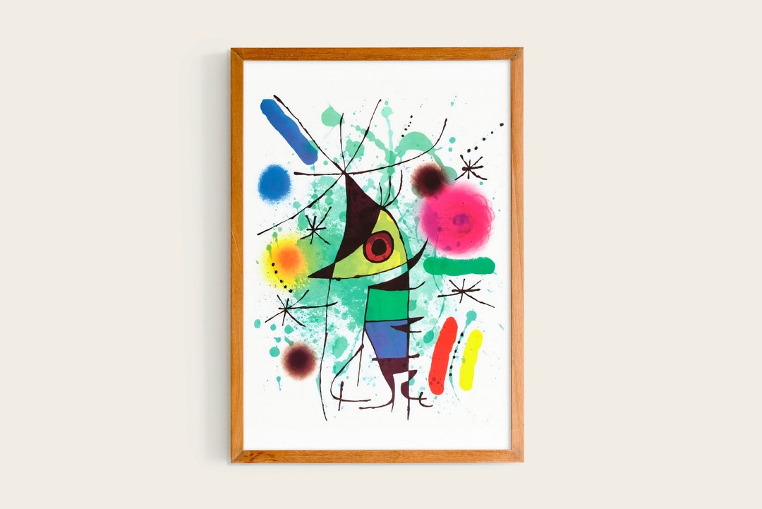 Joan Miró the Singing Fish | Miro Print, Miro Exhibition Print, Joan ...