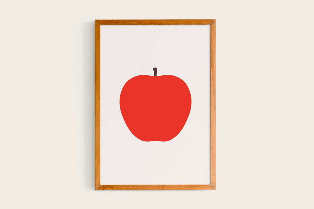 Enzo Mari, La Mela the Apple, 1963 Enzo Mari Print, Enzo Mari ...