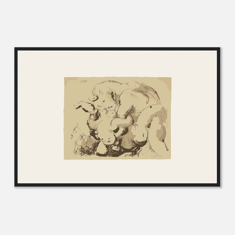 Pablo Picasso, Minotaur and Woman, 1933 | Picasso Print, Picasso Poster ...