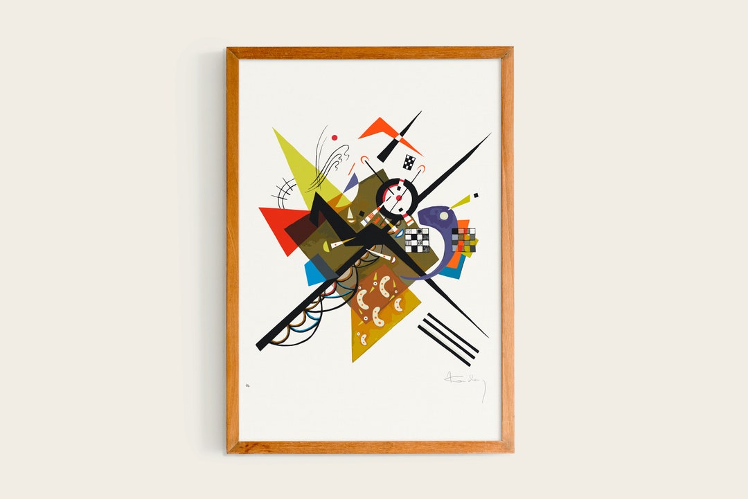 Wassily Kandinsky Auf Weiss II 1923 | Kandinsky Poster Ausstellung ...