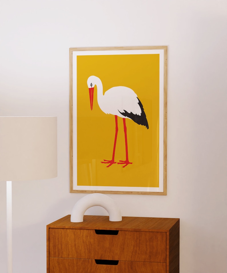 Enzo Mari, Cicogna (stork) | Enzo Mari Print, Enzo Mari Exhibition ...