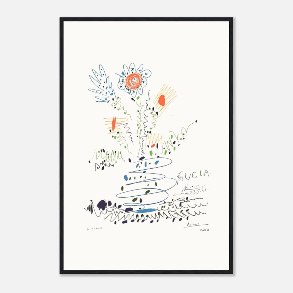 Pablo Picasso, the Posters of Picasso Lithographs, 1964 | Picasso Print ...