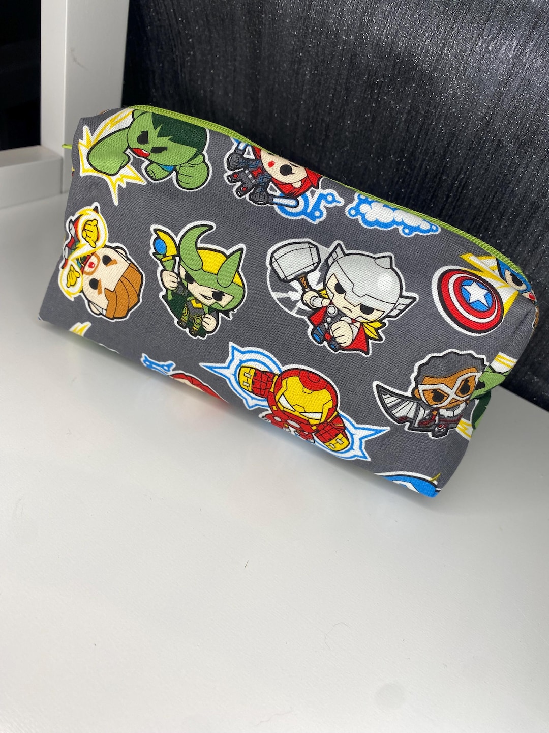 Avengers Kawaii Pencil Case, Superhero School Accessories, Multi ...