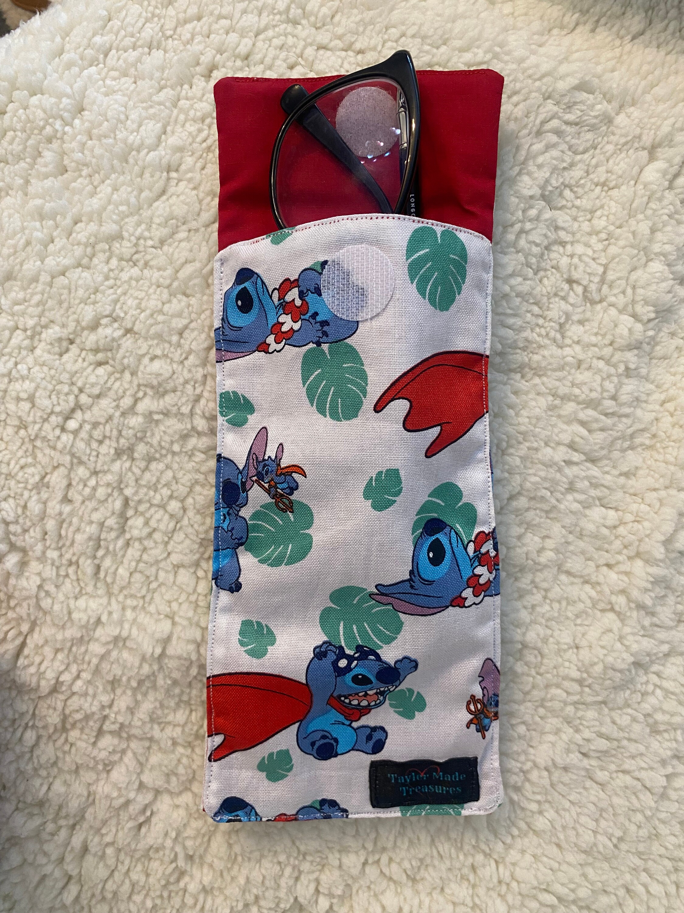 Stitch Glasses Case, Soft Padded Glasses Case, Reading Glasses Pouch ...