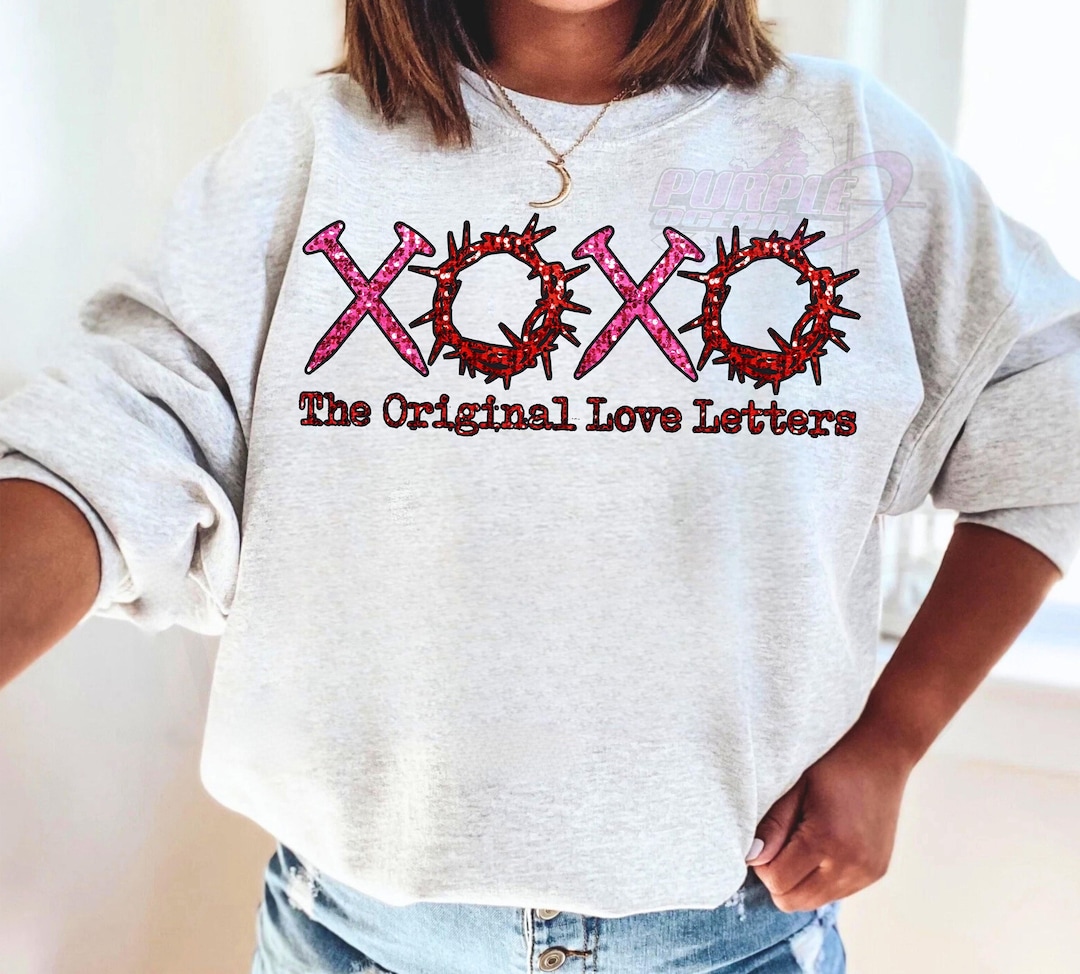 XOXO the Original Love Letters Glitter Png, XOXO Png, XOXO Valentine ...