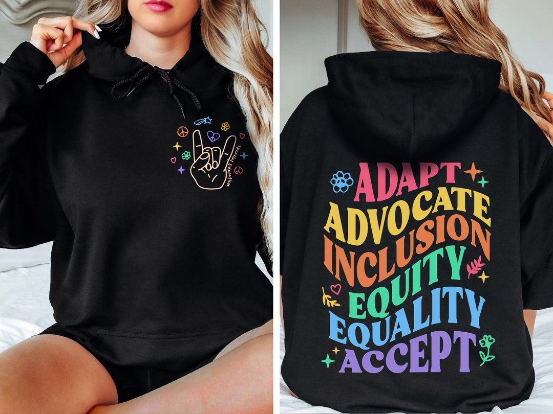 Adapt Advocate Inclusion Equity Equality Accept - Etsy