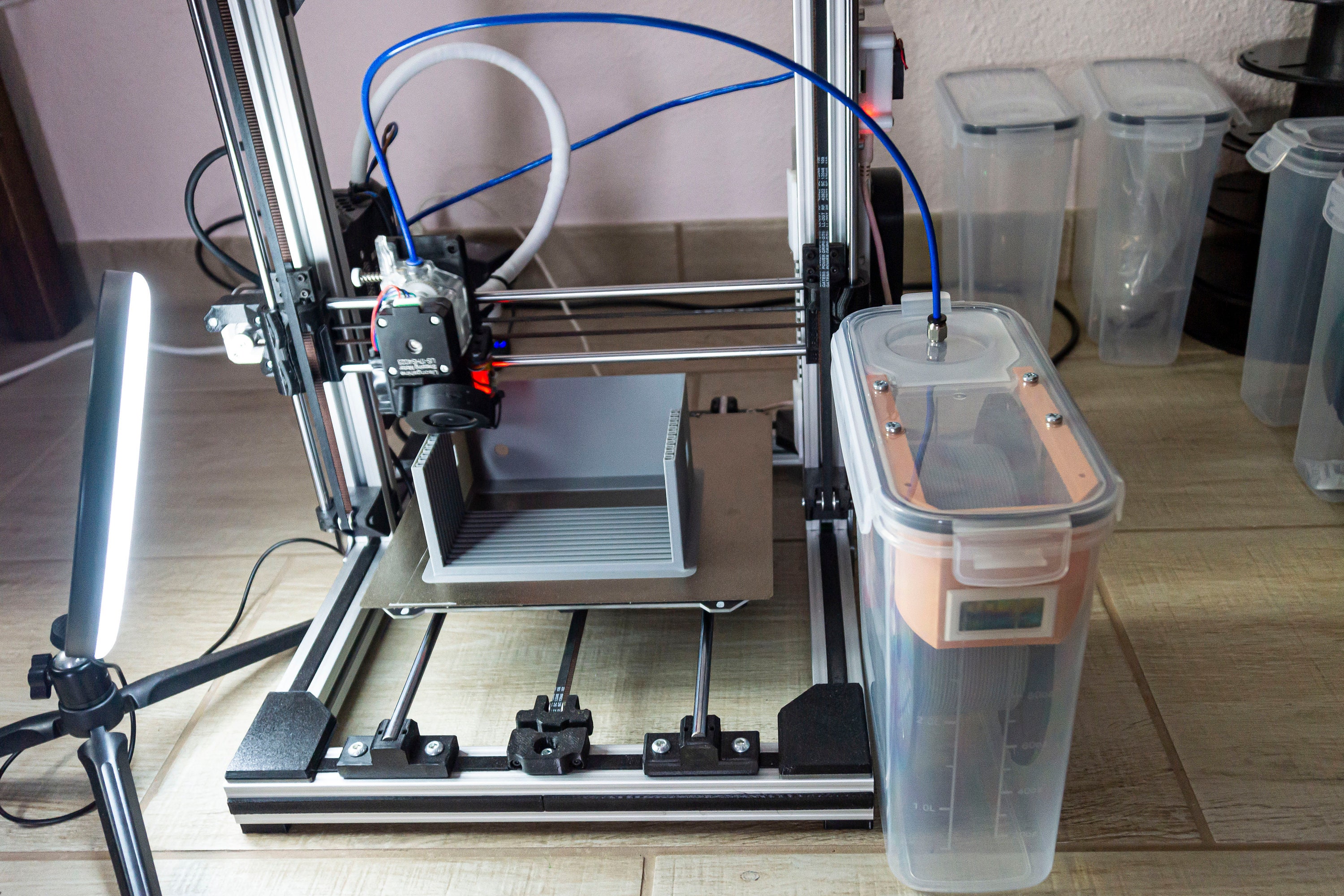 Filament DRY BOX STORAGE With Hygrometer, Protection for 3D Printer ...