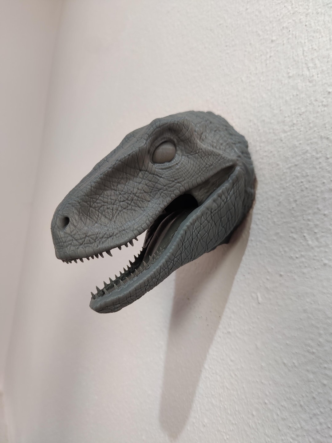 Velociraptor - Head Wall Art Mount - Dinosaur - Bust in 3D - Etsy