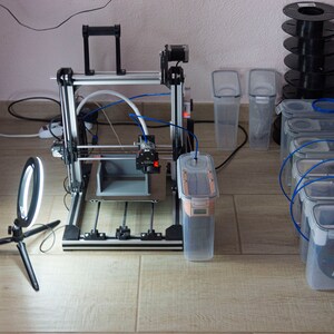 Filament DRY BOX STORAGE With Hygrometer, Protection for 3D Printer ...