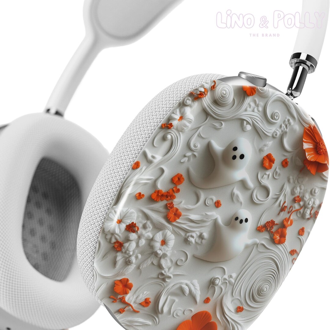 Spooky Ghost AirPod Max Case - Halloween Airpods Protector, Cute ...