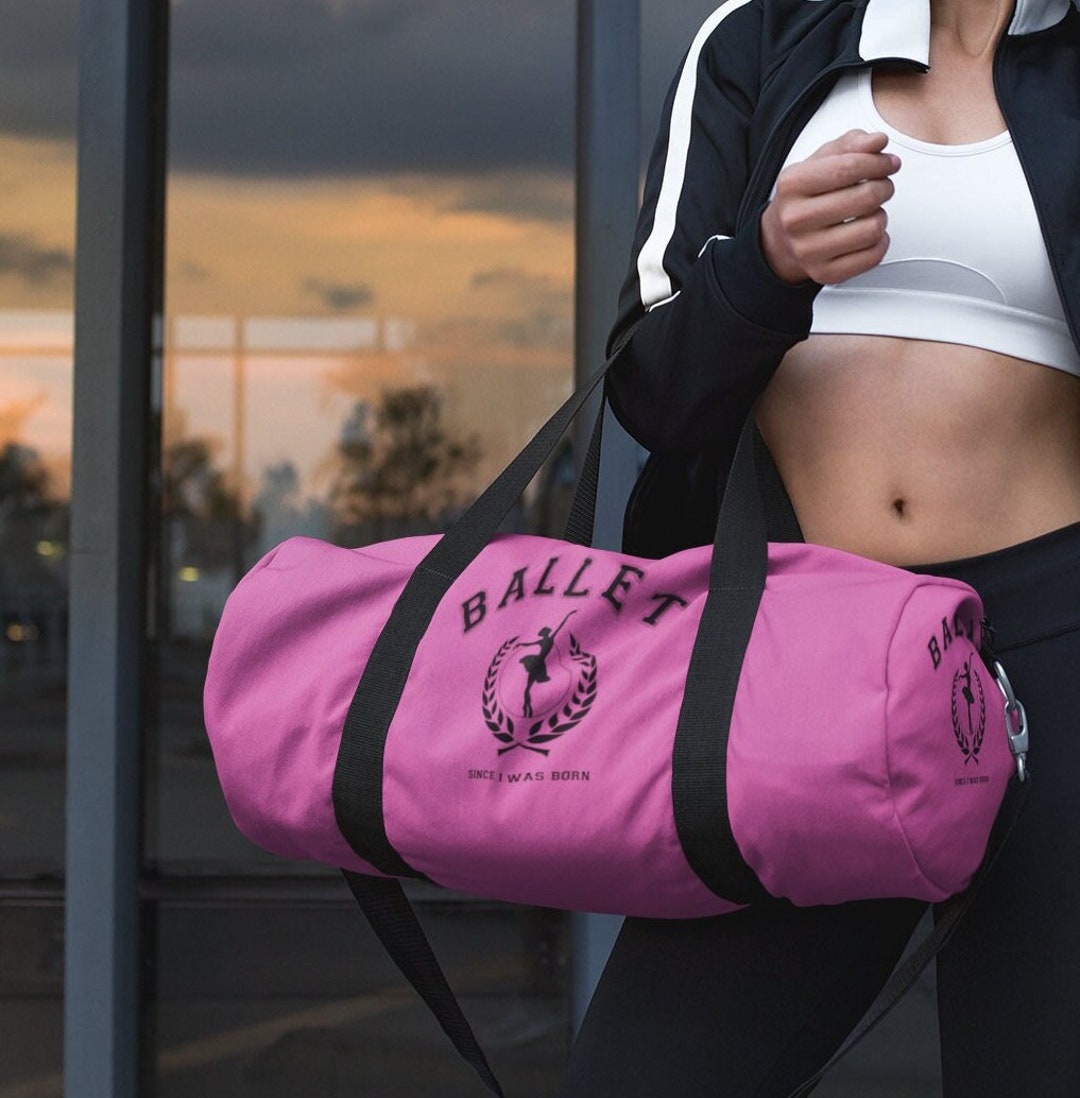 DUFFEL BALLET BAG, Pink Dance Bag, Dance Teacher Bag, Ballet Weekender ...