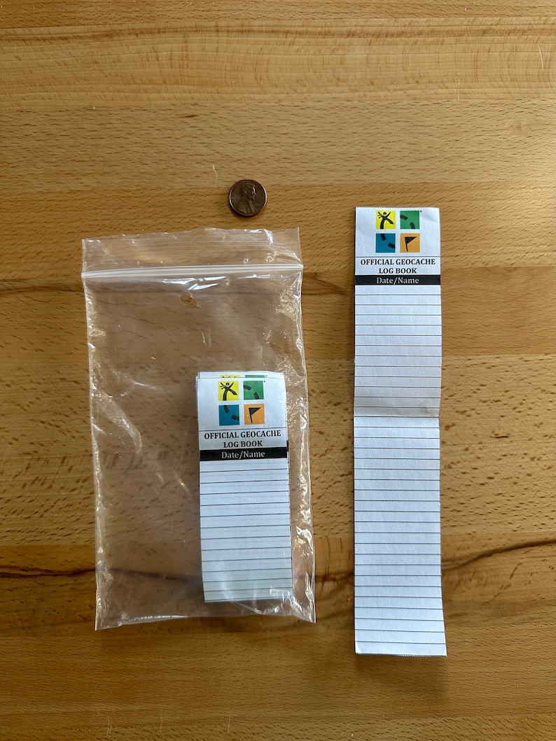 Geocache Logbook - Etsy