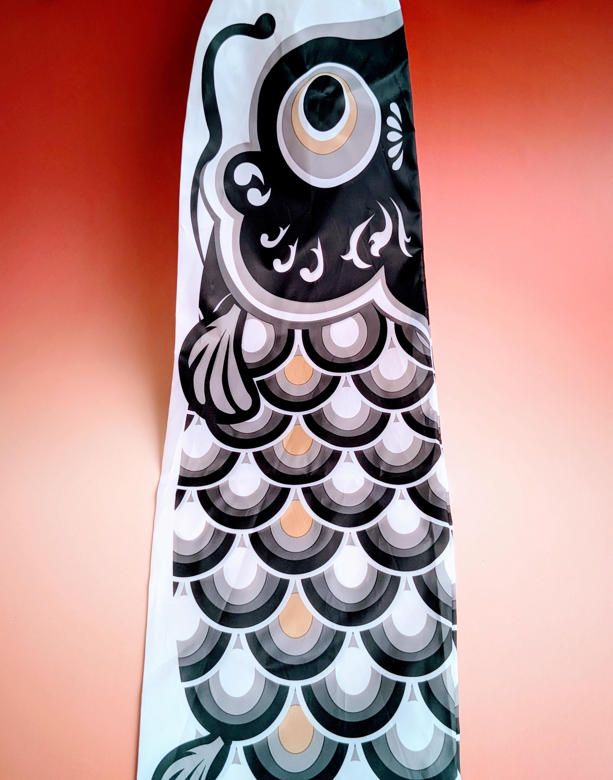 Koinobori Japanese Koi Carp Fish Kite Large 70 Cm (27") - Made in Japan ...