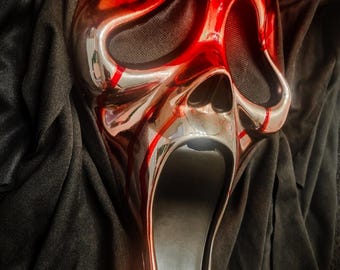 Scream | Custom Bloody Ghost Face 25th Anniversary Mask Official Easter ...