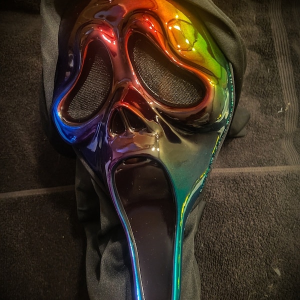 Rhinestone Scream Mask - Etsy