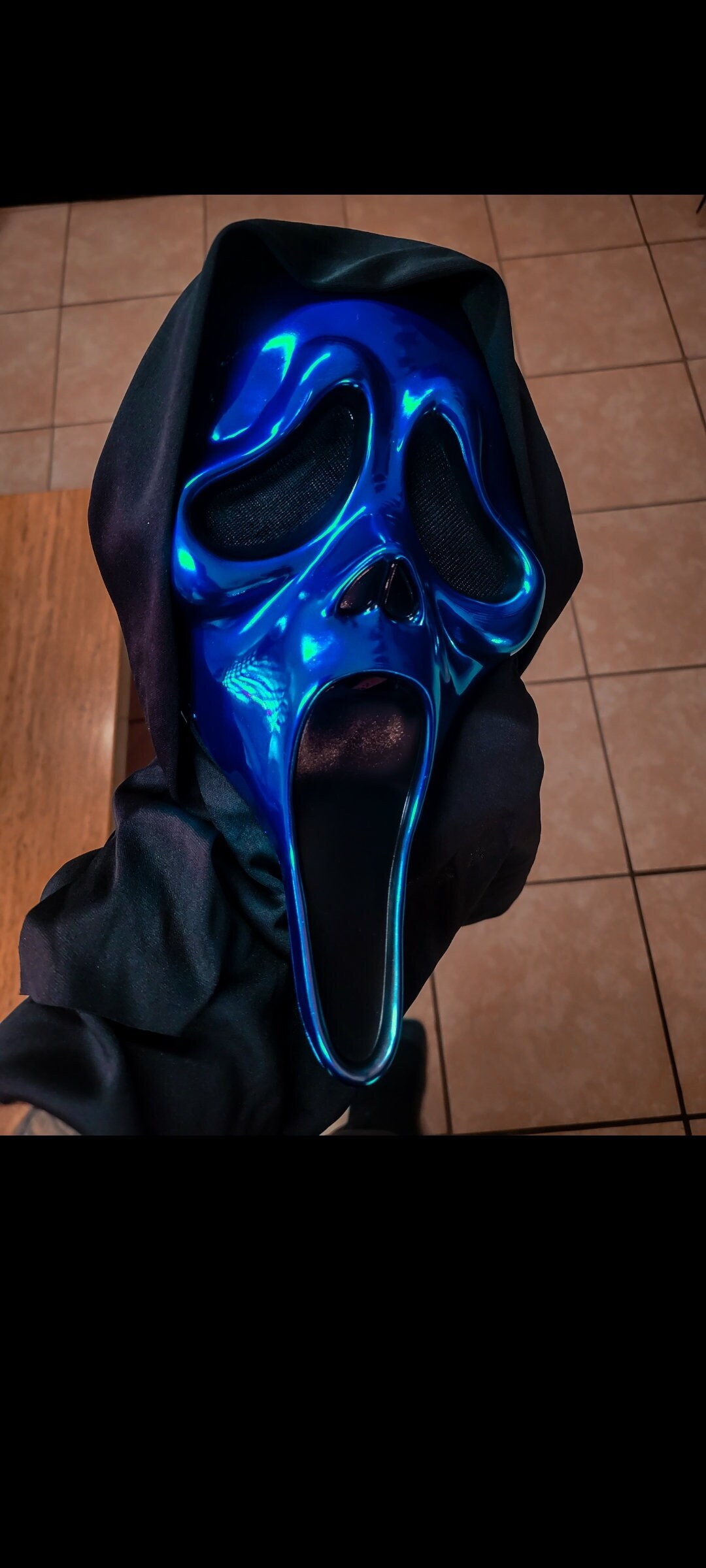 Blue Mirror Scream Ghostface Mask - Etsy Denmark