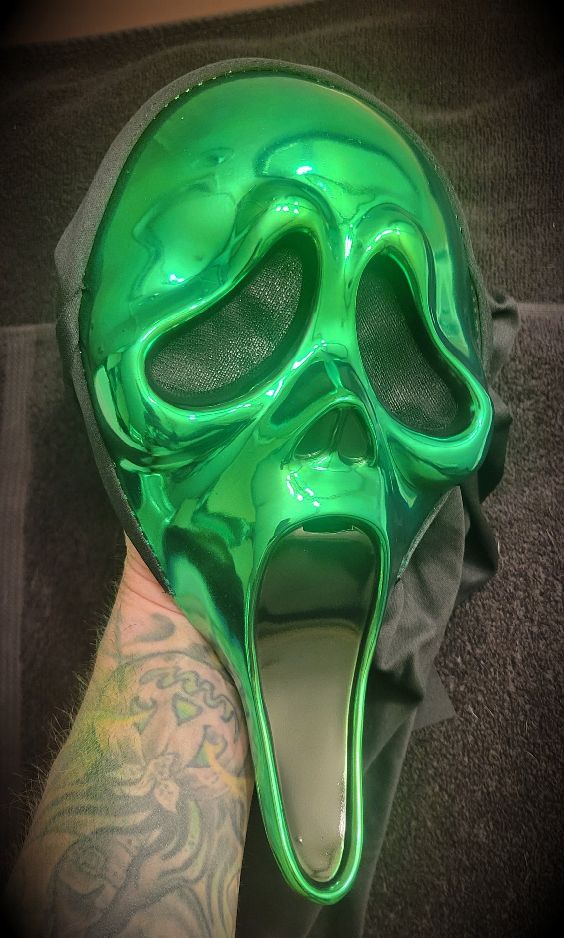 Green Mirror Scream Ghostface Mask - Etsy