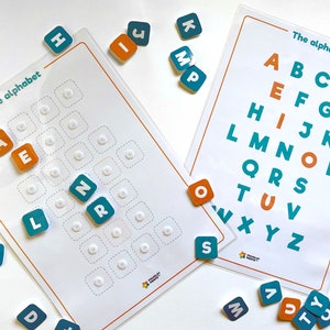 Learn English Alphabet Activity Printable Set, Montessori Homeschool ...