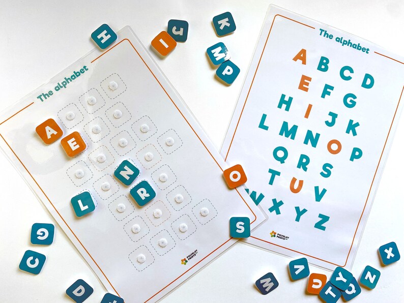 Learn English Alphabet Activity Printable Set Montessori - Etsy