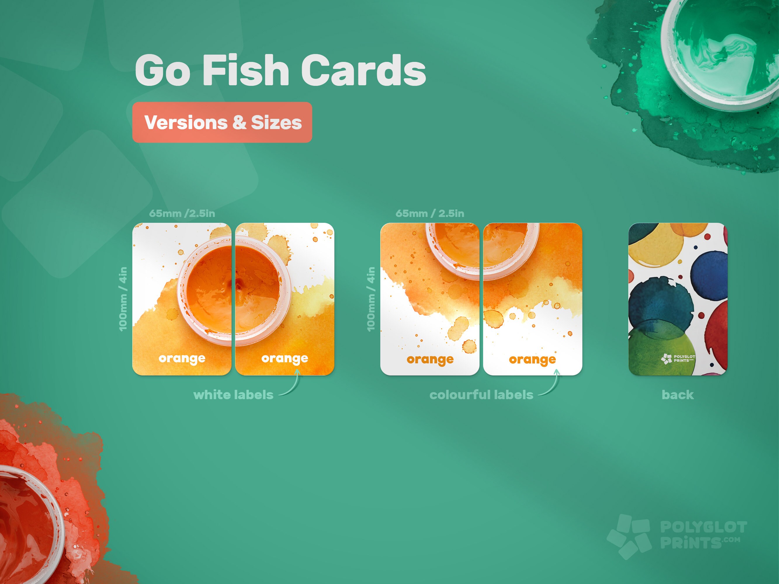 German Colors Game Kids' Card Activity Homeschool Educational Resource ...