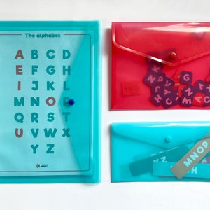 Learn English Alphabet Activity Printable Set, Montessori Homeschool ...