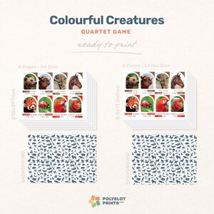 Spanish Animals Card Game | A1 Spanish Learning Game | Printable ...