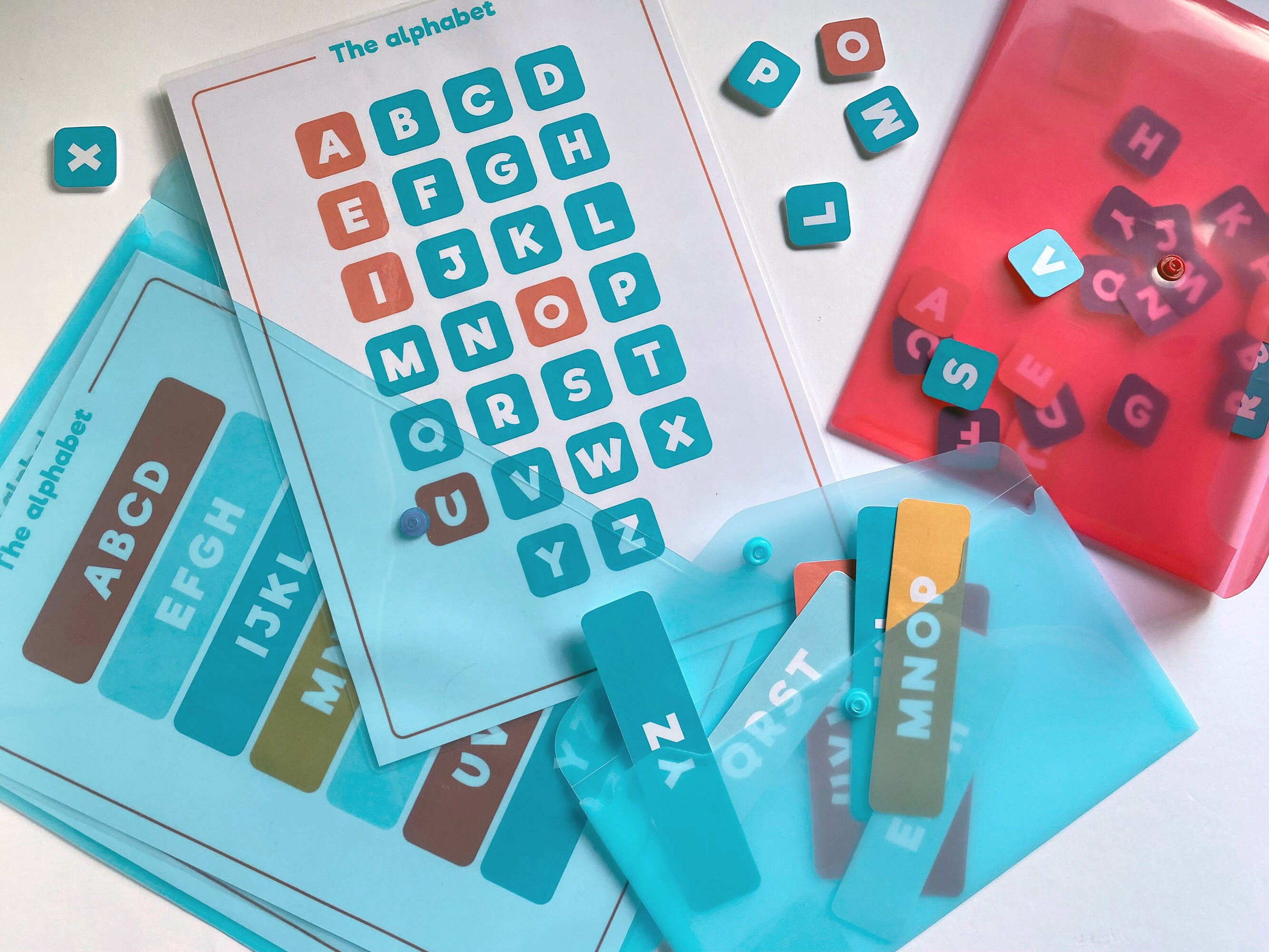 Learn English Alphabet Activity Printable Set, Montessori Homeschool ...