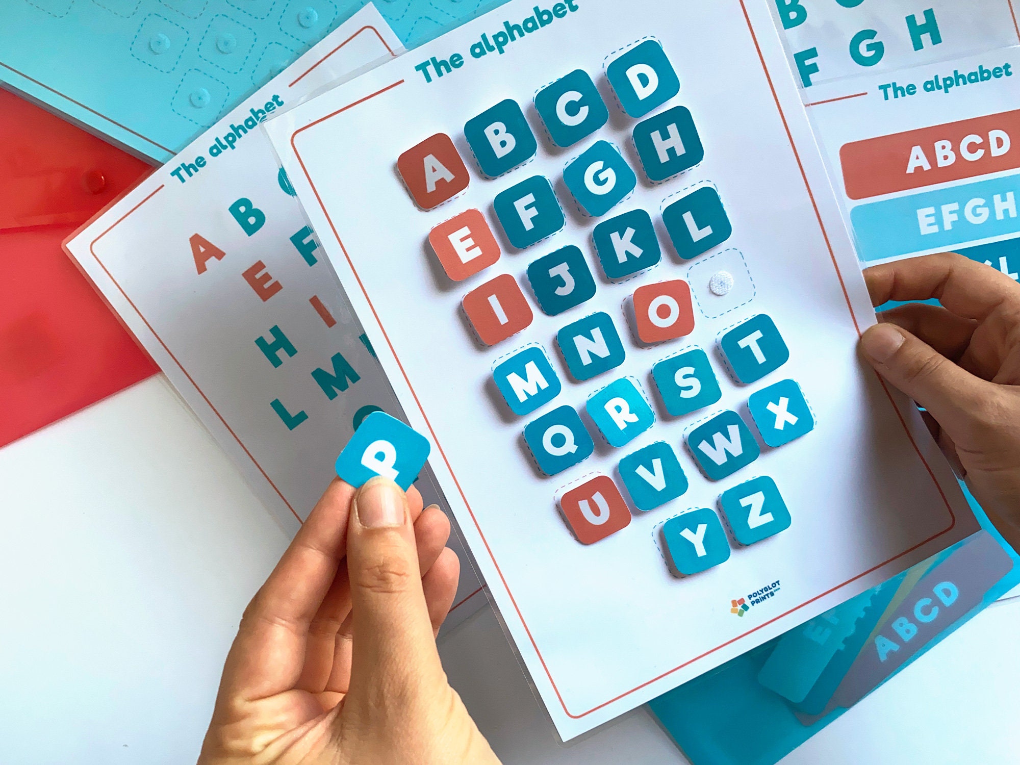 Learn English Alphabet Activity Printable Set, Montessori Homeschool ...
