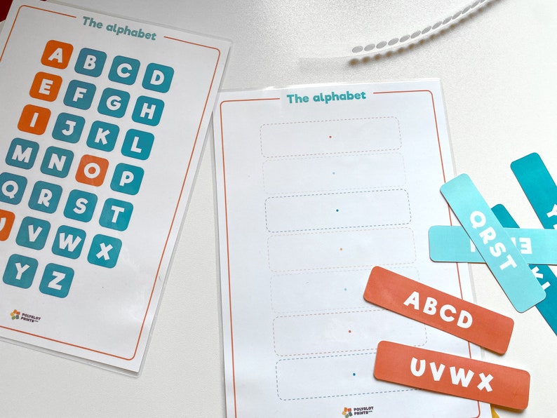 Learn English Alphabet Activity Printable Set Montessori - Etsy