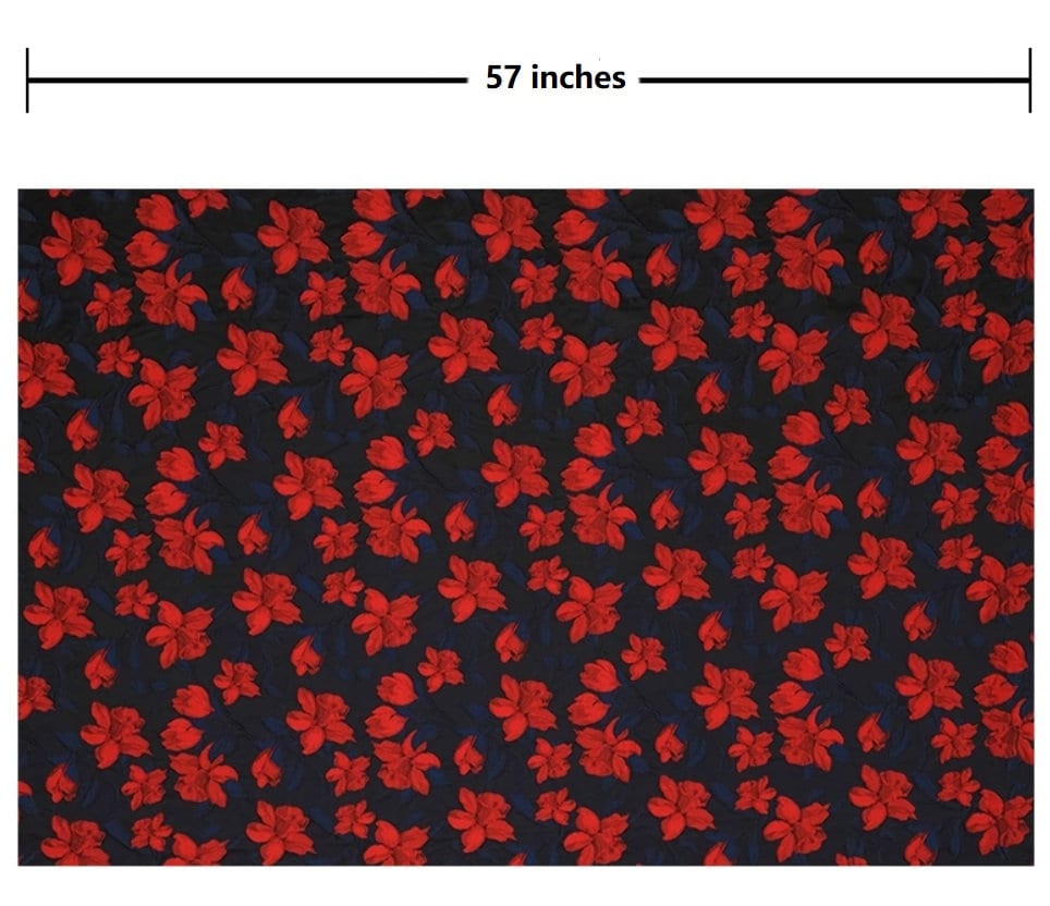 3D Emboss Dacron Fabric, Relief, Polyester Fibre, Sewing, DIY, Vintage ...