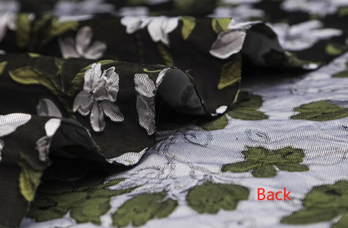 3D Emboss Dacron Fabric, Relief, Polyester Fibre, Sewing, DIY, Vintage ...