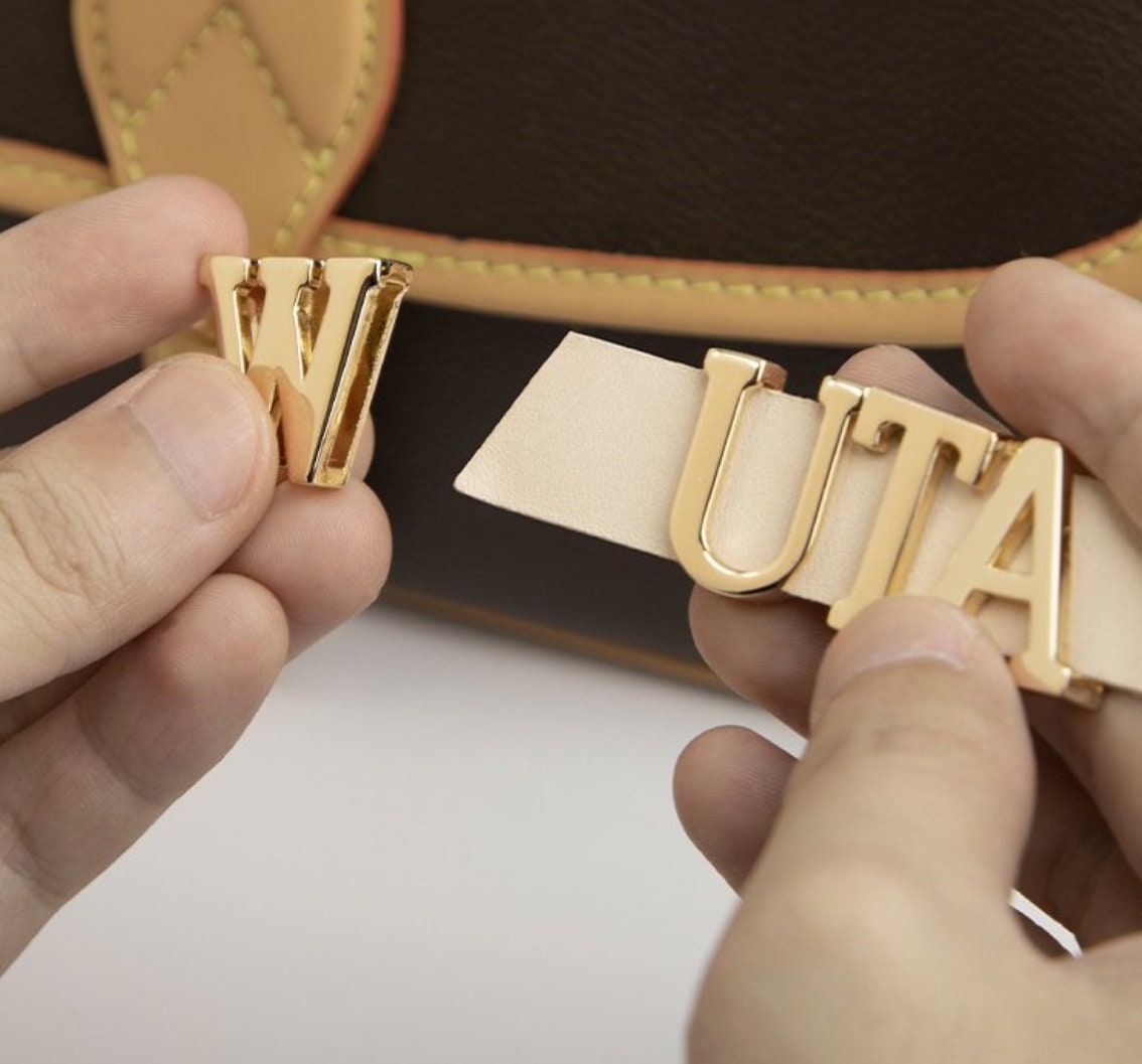 Punching Buckle, A to Z Letter, Alphabet, Kirsite, Golden, Metal ...