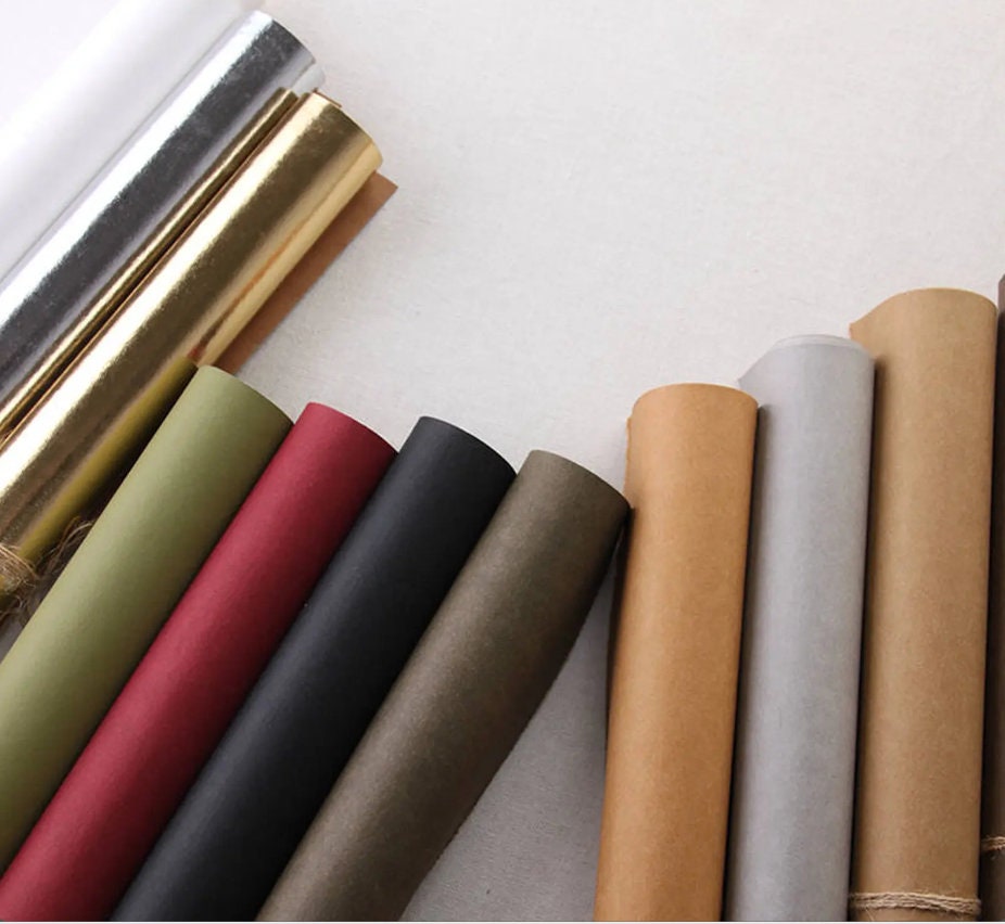 Kraft Paper Fabric, Washable, DIY, Multi-color, Vintage Style, A Half Yard P001 - Etsy