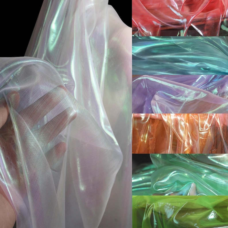 Organza Fabric, Yarn, Discoloring, Phantom Color, Colorful, Wedding ...