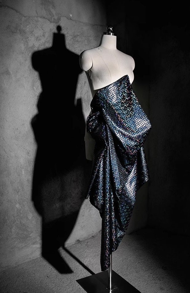 Spandex Knit Fabric, Polyurethane Fibre, Mosaic, Fantastic, Luminous ...