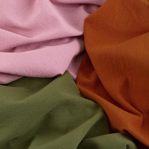 Tela de algodón, arrugada, para coser, pura y fresca, delicada y bonita ...