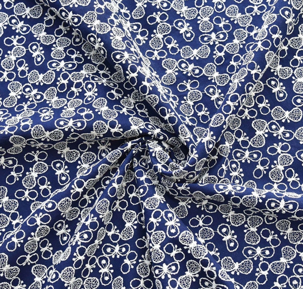 Cotton Linen Blend Fabric, 3D Design, Stereoscopic, Sewing, DIY ...