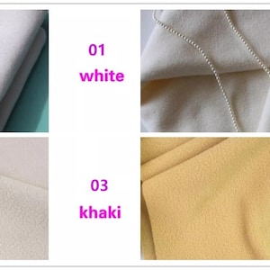 Polar Fleece Fabric, Plate Color, for Fashion Design, Multi-color ...